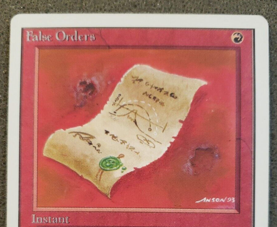 MTG / Magic: The Gathering - Unlimited - False Orders - Near Mint (DS3D1PR)..... | eBay