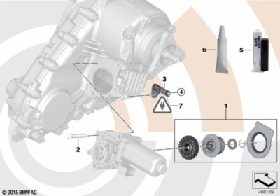 BMW Genuine Servomotor Repair Kit Value Parts Fits E83 E83 LCI E53 ...