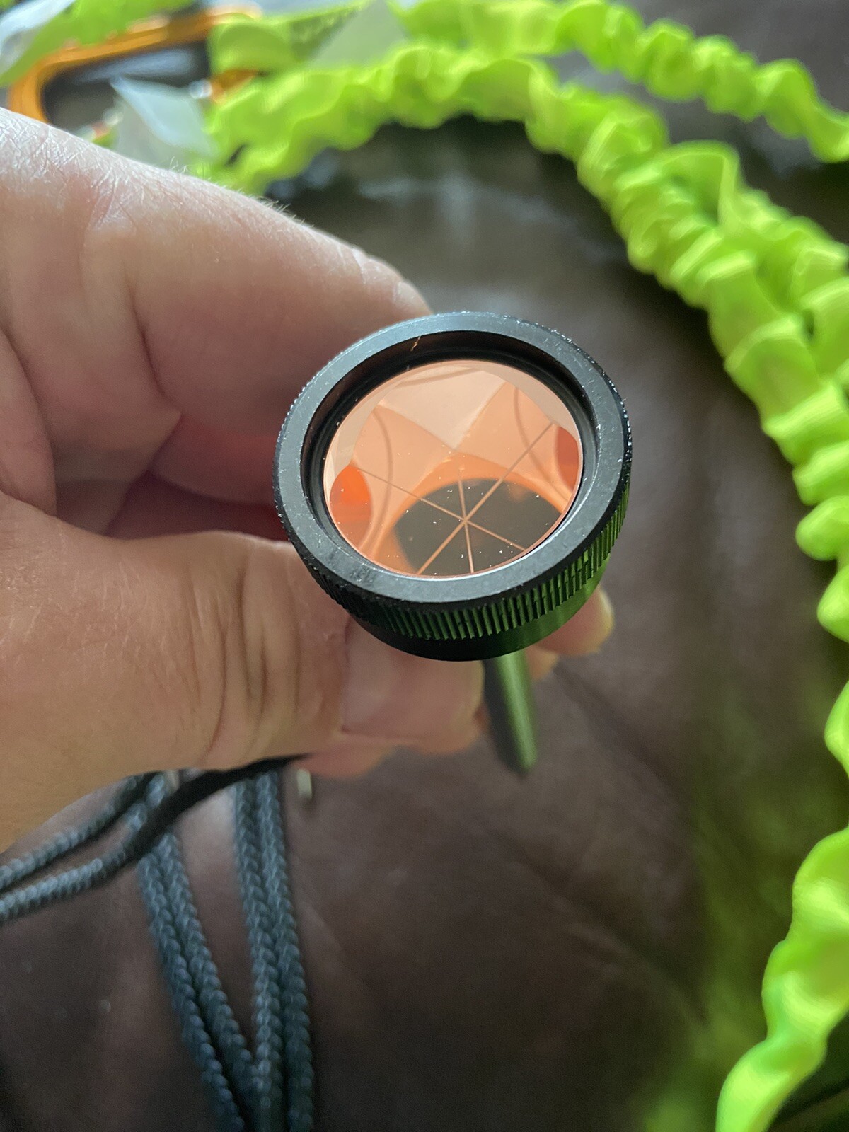 Survey Prism Spike w/ Safety Lanyard - Dimensional Control | eBay