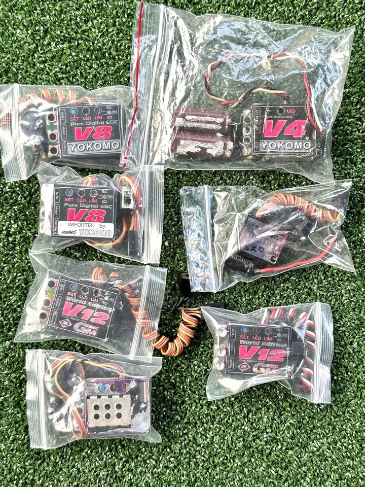 Vintage Novak Tekin Volac Keyence Futaba Ko Propo LRP GM Brushed Esc ...