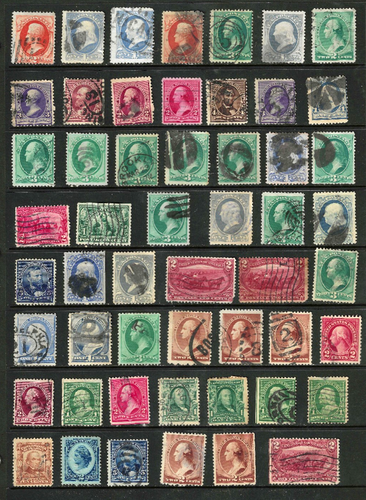 Collection 19th Century Etc Few Cancels Bureau Banknotes Transmiss etc ...