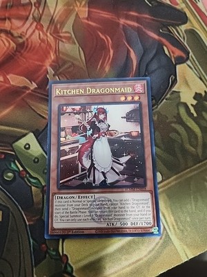 Kitchen Dragonmaid Emblazoned Ultra Rare - BLMM-EN058 1ST ED NM Yugioh ...