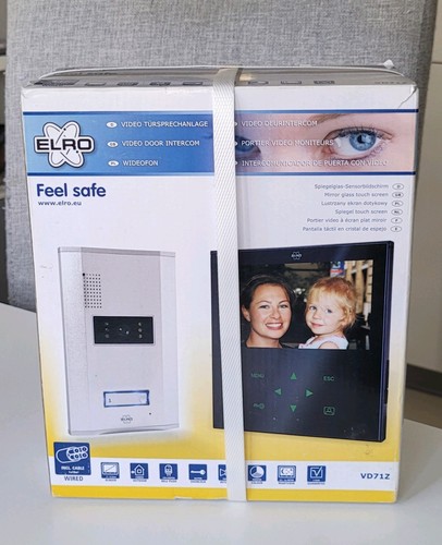 Neue elro Türsprechanlage Feel Safe VD71Z 7" Mit Monitor, Nachsicht Ovp 8711658359953 | eBay