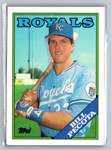 1988 Topps #433 Bill Pecota ROOKIE RC MLB Royals | eBay