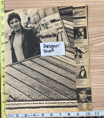 Bruce Springsteen 5 Album Promotional 1981 Magazine Print Advertisement ...
