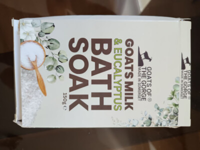 Goats of the gorge Milk & Eucalyptus Luxurious Bath Soak Salts 150g New ...