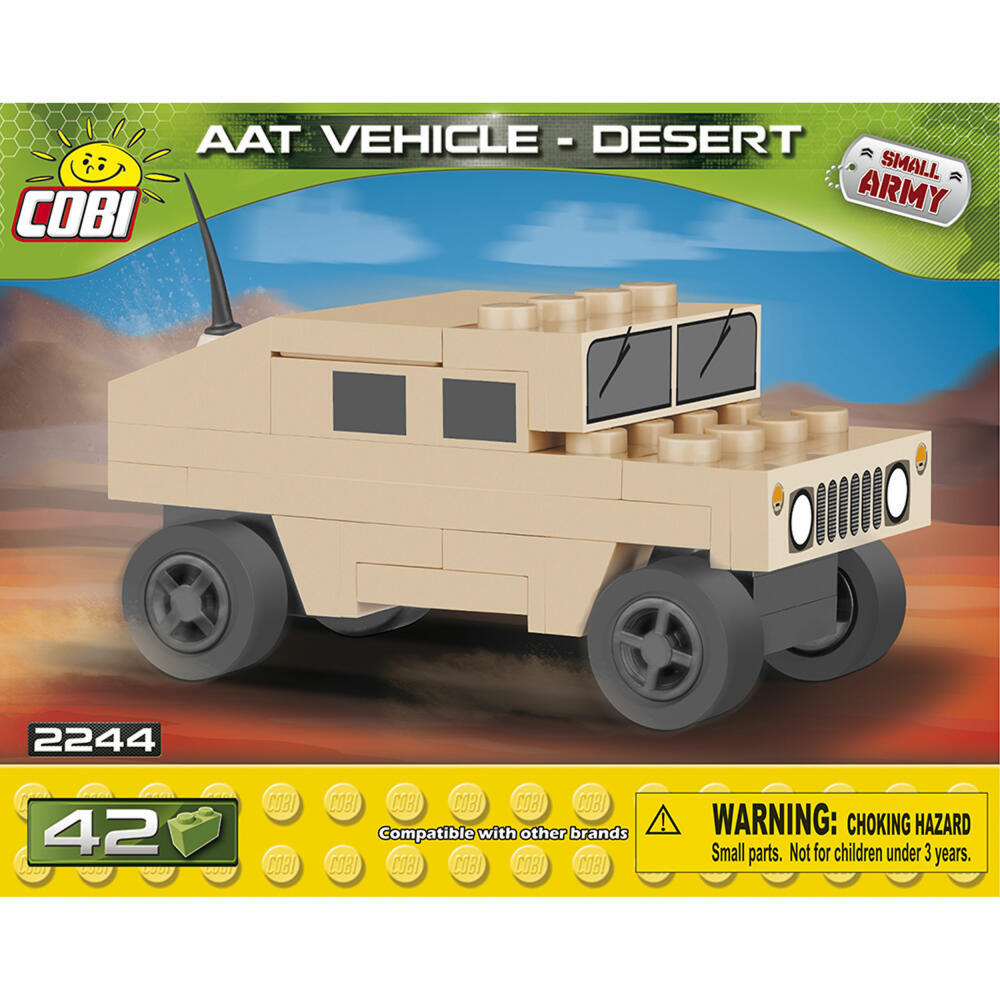 COBI Fahrzeug Nato AAT Vehicle Desert Nano Konstruktionsbausteine WW2 ...