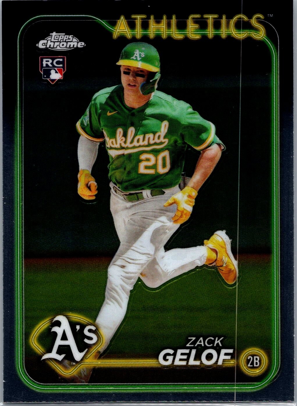 2024 Topps Chrome Rookie Card #282 - Zack Gelof - Athletics RC! | eBay