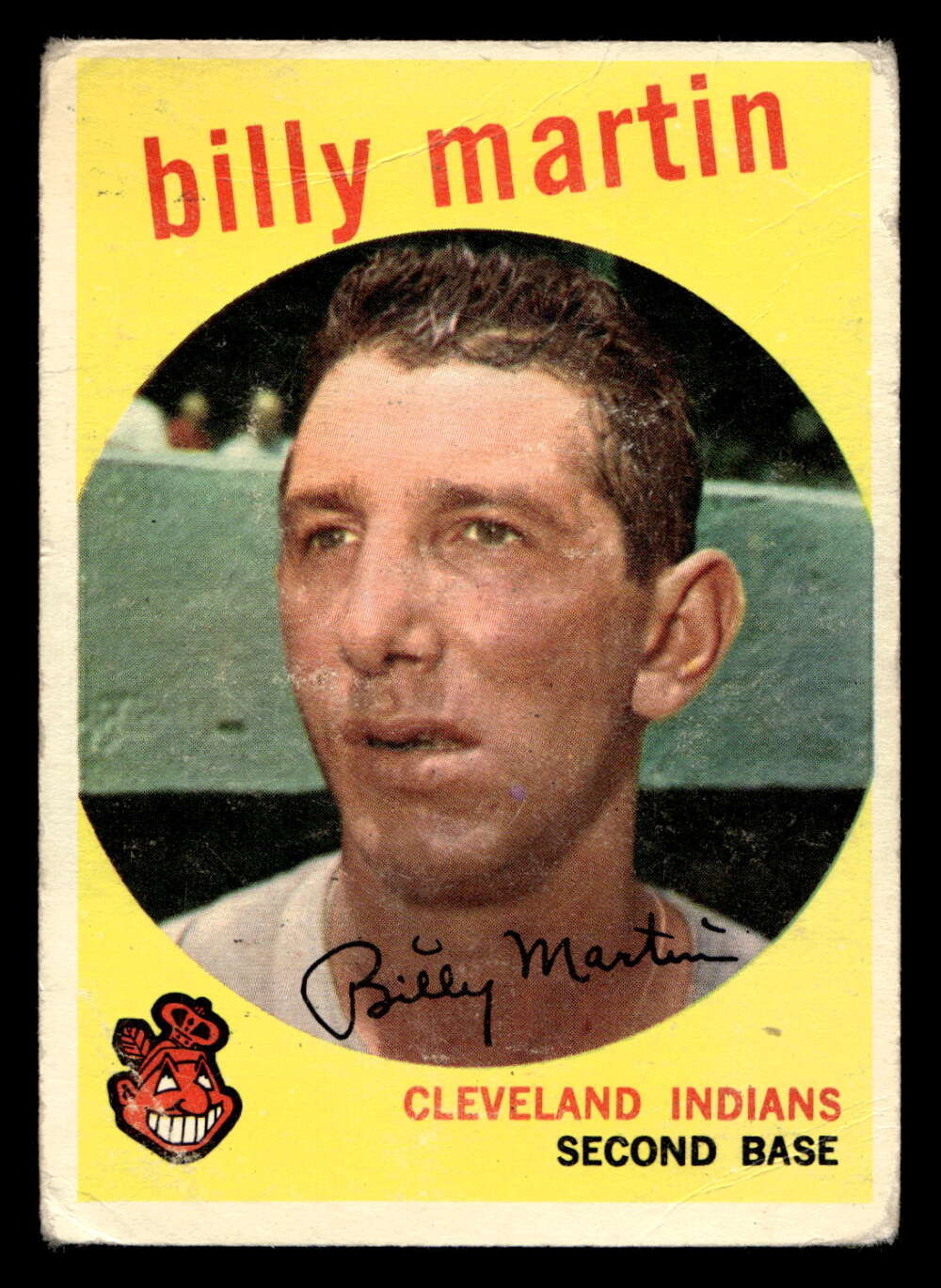 1959 Topps #295 Billy Martin Poor Indians | eBay