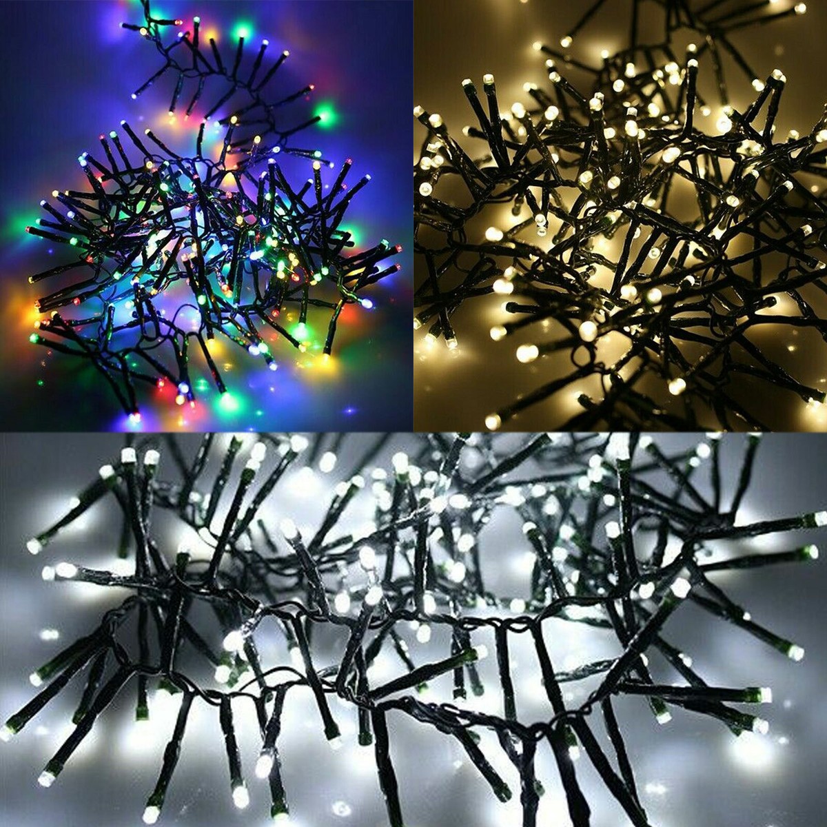 Controled Multi Twinkle Lights ASAHOM 50ft Smart LED Outdoor String