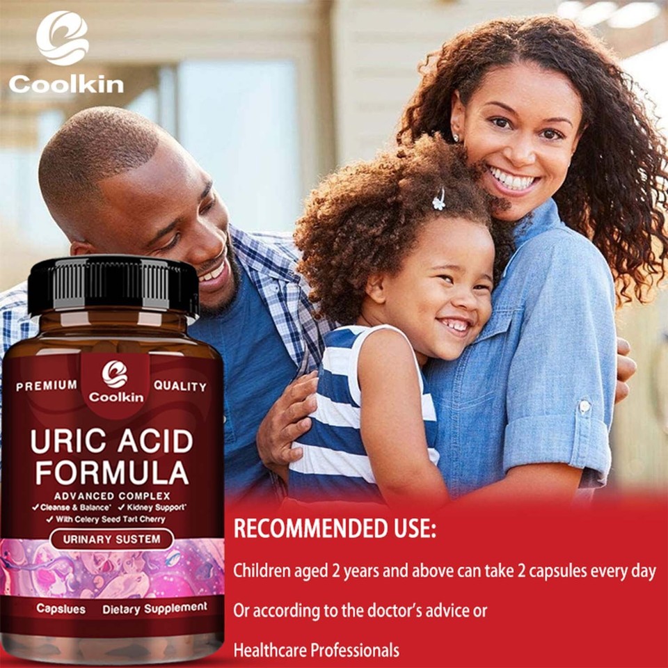 Uric Acid Formula - Cranberry - Cleanse & Detox, Gout Relief, Urinary ...