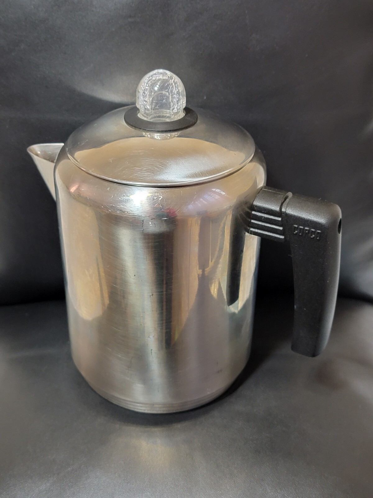 Vintage Stovetop Camping COPCO Percolator Coffee Pot 8 Cups Stainless ...