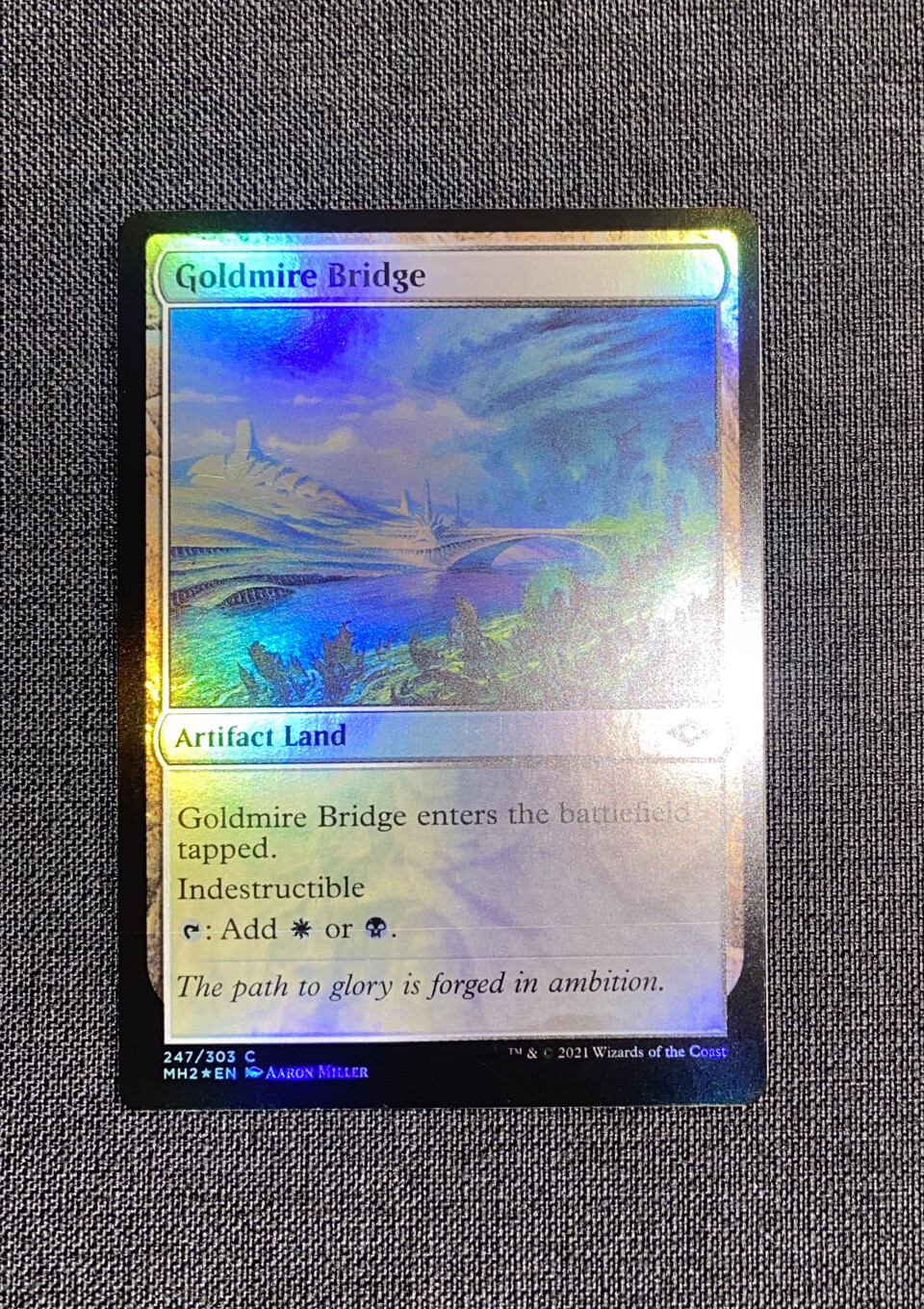 MTG Magic the Gathering MH2 Goldmire Bridge 1x NM/M Foil | eBay