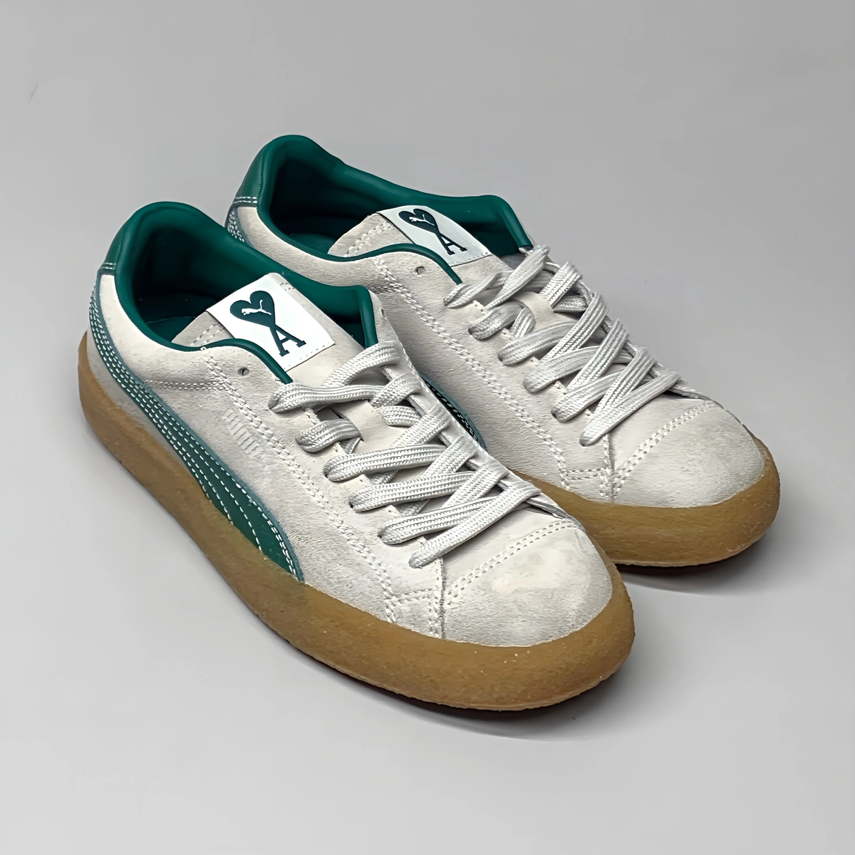 Puma AMI X Suede Crepe Lace Up Mens Sneakers SZ 9 Casual Puma AMI X Suede Crepe Lace Up Mens Sneakers SZ 9 Casual
