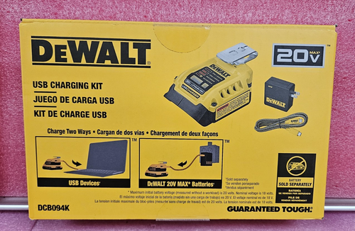 DEWALT DCB094K 20V USB-C Charging Kit for sale online | eBay