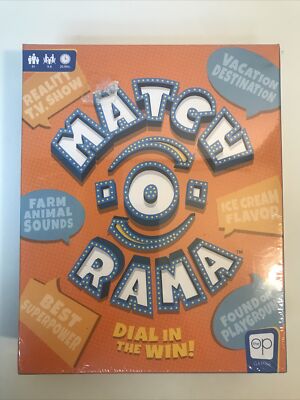 Match-O-Rama Dial In The Win, Reveal, Predict, And Score, Family Board ...