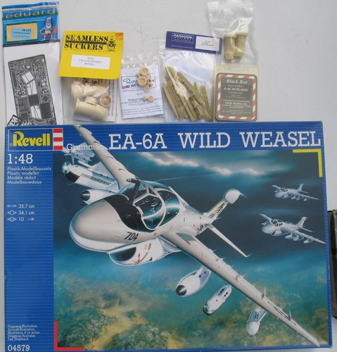 Revell EA-6A WILD WEASES PARAGON Black Box Resin Conversion 1:48 Eduard ...