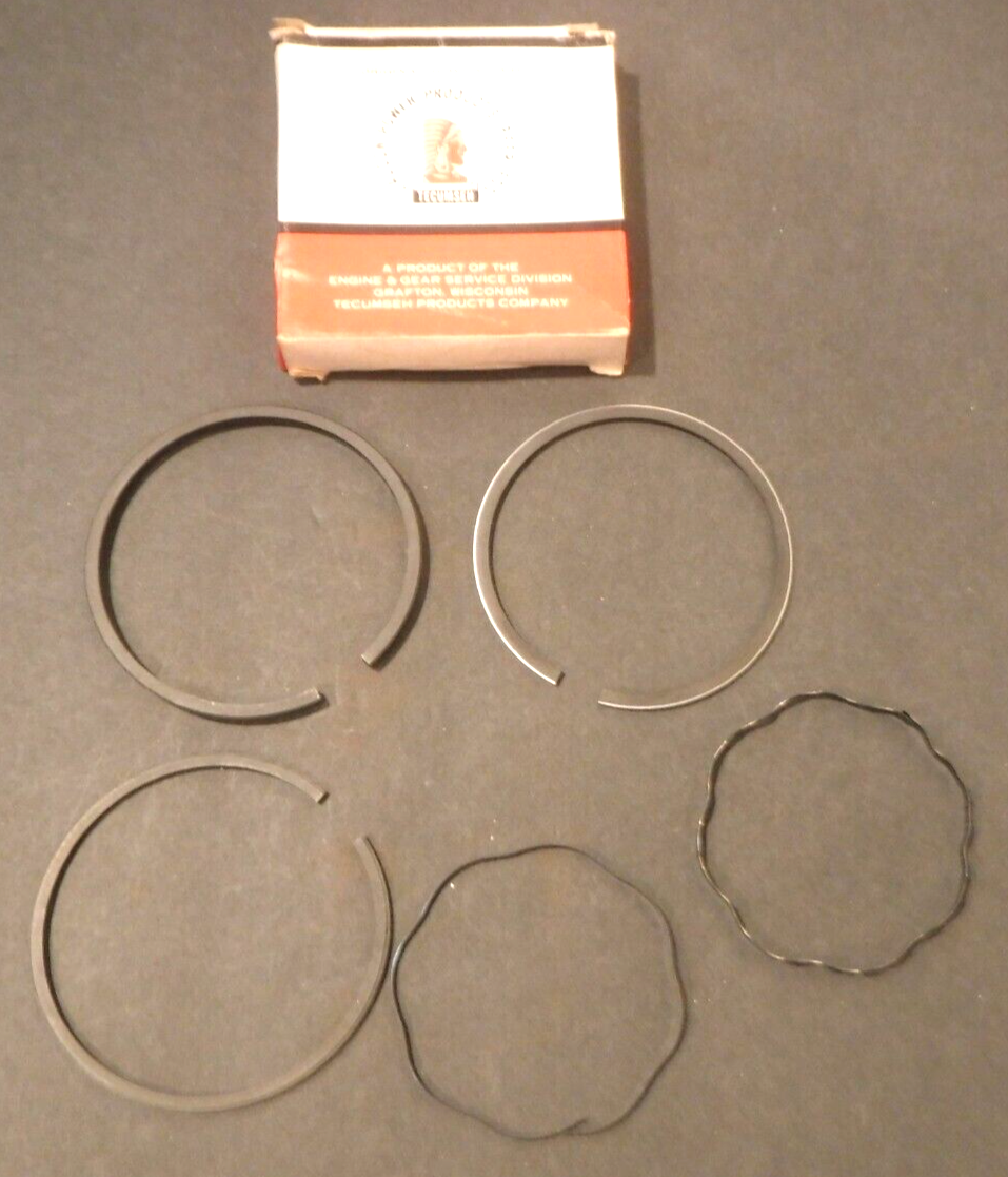 New Tecumseh 34297 Piston Ring Set STD. Genuine OEM Service Part NOS | eBay