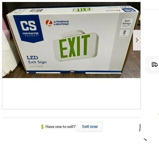 Lithonia Emergency Exit Light Combo | Shelly Lighting