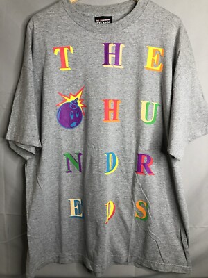 The Hundreds 2008 All Over Print Gray Graphic Tee Adult Size 2XL ...