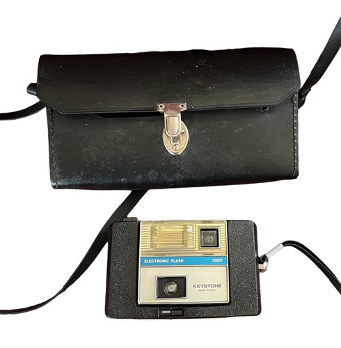 Vintage Keystone 725EF Electronic Flash 126 Film Camera w/Case ...
