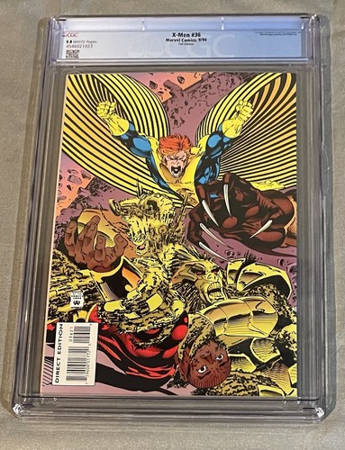X-Men #36 CGC 9.8 WP (1994) - Foil Edition - 1st app Synch WP New Case ...