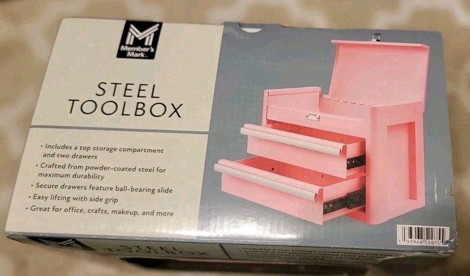 STEEL TOOLBOX Member's Mark 2-Drawer Powder Coated (Pink) | eBay