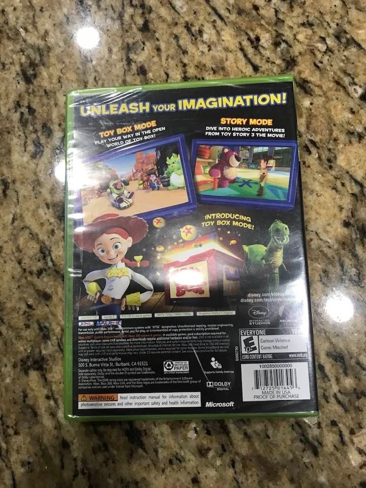 Toy Story 3, Xbox 360 Video Game, Brand New, Factory Sealed ...
