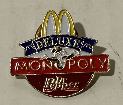 Vintage McDonald's Dr. Pepper 1996 TONKA Monopoly Pin | eBay