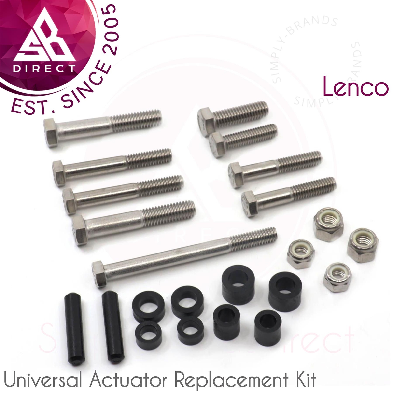 Lenco Universal Actuator Replacement Hardware Kit│10250-410D│For Marine ...