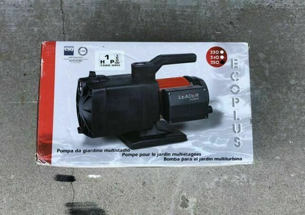 Leader Ecoplus 250 Horizontal Multistage Pump for sale online | eBay