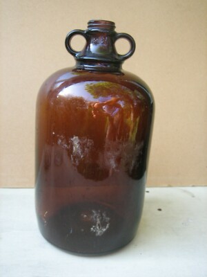 5 Litre Glass Demijohn Bottle Home Brewing Decorative Rustic Wine ...