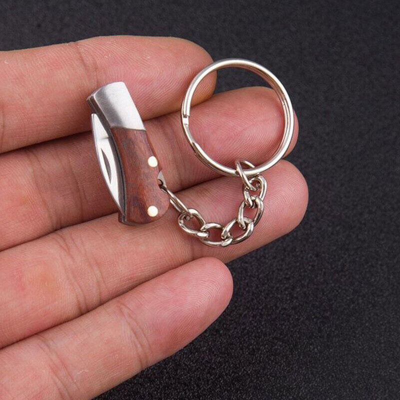 Hot Outdoor Mini Folding Knife Keyring Small Pocket Key Chain Men Gift ...