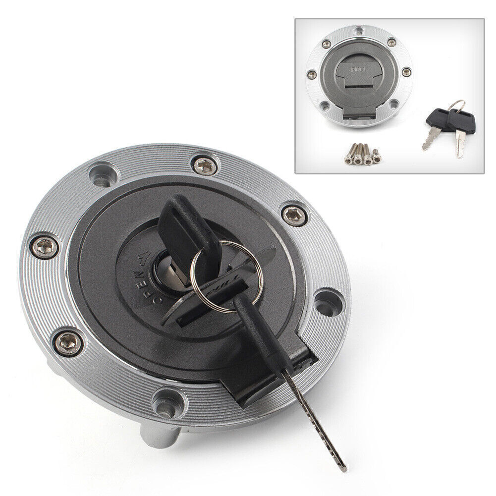 Motorcycle Fuel Gas Tank Cap Cover Lock w/Key Fit Yamaha YZF R1 R6 YZF ...