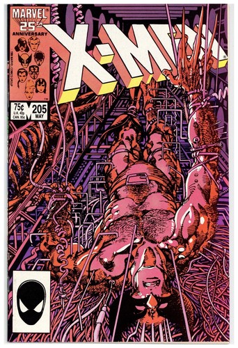 Uncanny X-Men # 205 NEAR MINT+ May 1986 Wolverine solo story by Barry ...