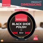 3pk Wax Shoe Polish Black x 50ml Traditional Leather Boot Shine Cleaner ...