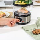 Salter 3-Tier Steamer Multi-Cooker Food Stainless Steel Compact Rice ...