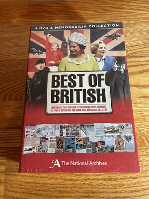 BEST OF THE BRITISH Memorabilia Set (DVD, 2012, 4-Disc Set) NEW, SEALED ...