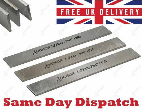 HSS Parting Off Blades x3 3/32"x1/2"x4" *Anchor* Engineering Tools | eBay