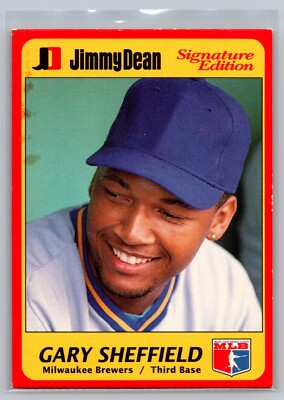 1991 Jimmy Dean Gary Sheffield #7 of 25 | eBay