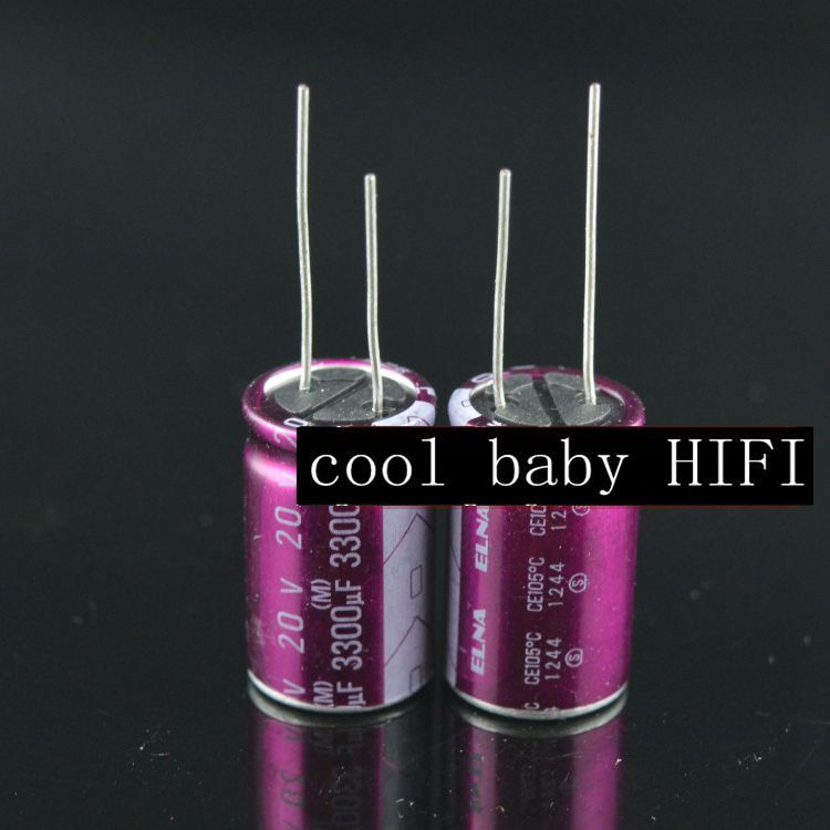 2pcs ELNA 3300mfd 20v 3300uf Audio Capacitor for audio equipment 16 ...
