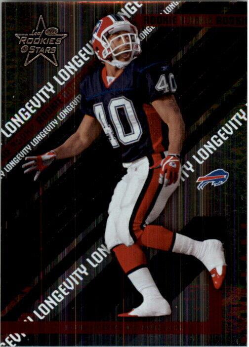 2004 Leaf Rookies & Stars - Rookie Shaud Williams #109 Longevity ...