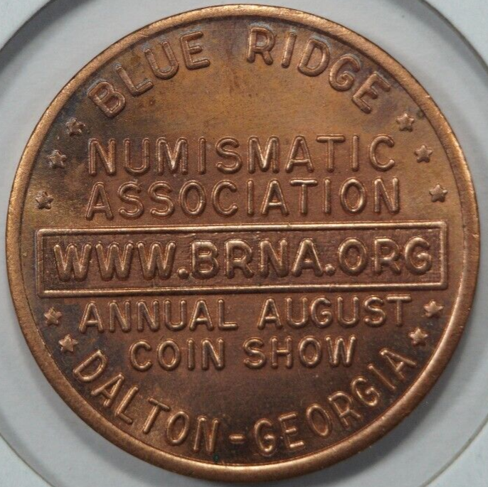 Blue Ridge Numismatic Association Coin Show 1854 Flying Eagle Design ...