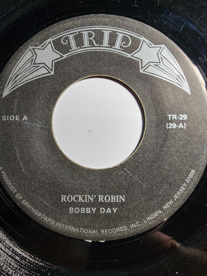 Bobby Day - Rock-In Robin; Over And Over - Vinyl Record 45 RPM VG F327 ...