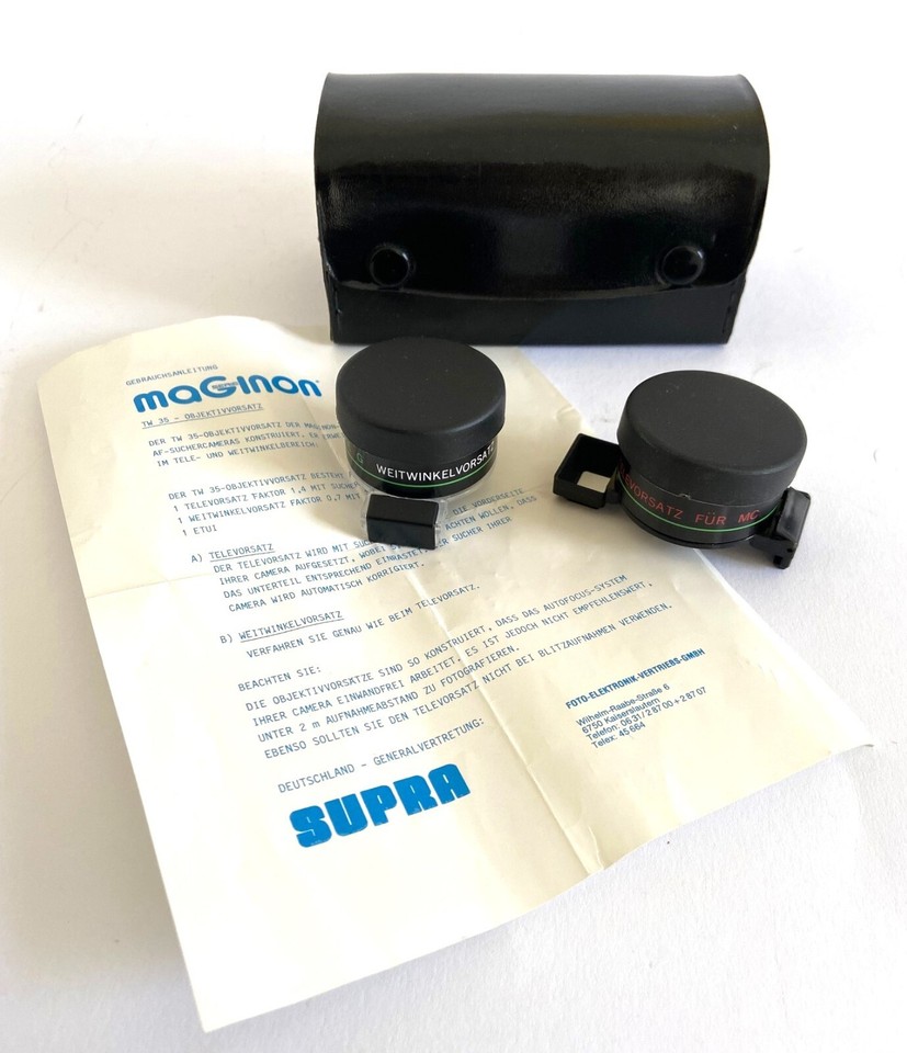 Maginon TW35 Conversion Lens Wide Angle Lens Telephoto Attachment ...