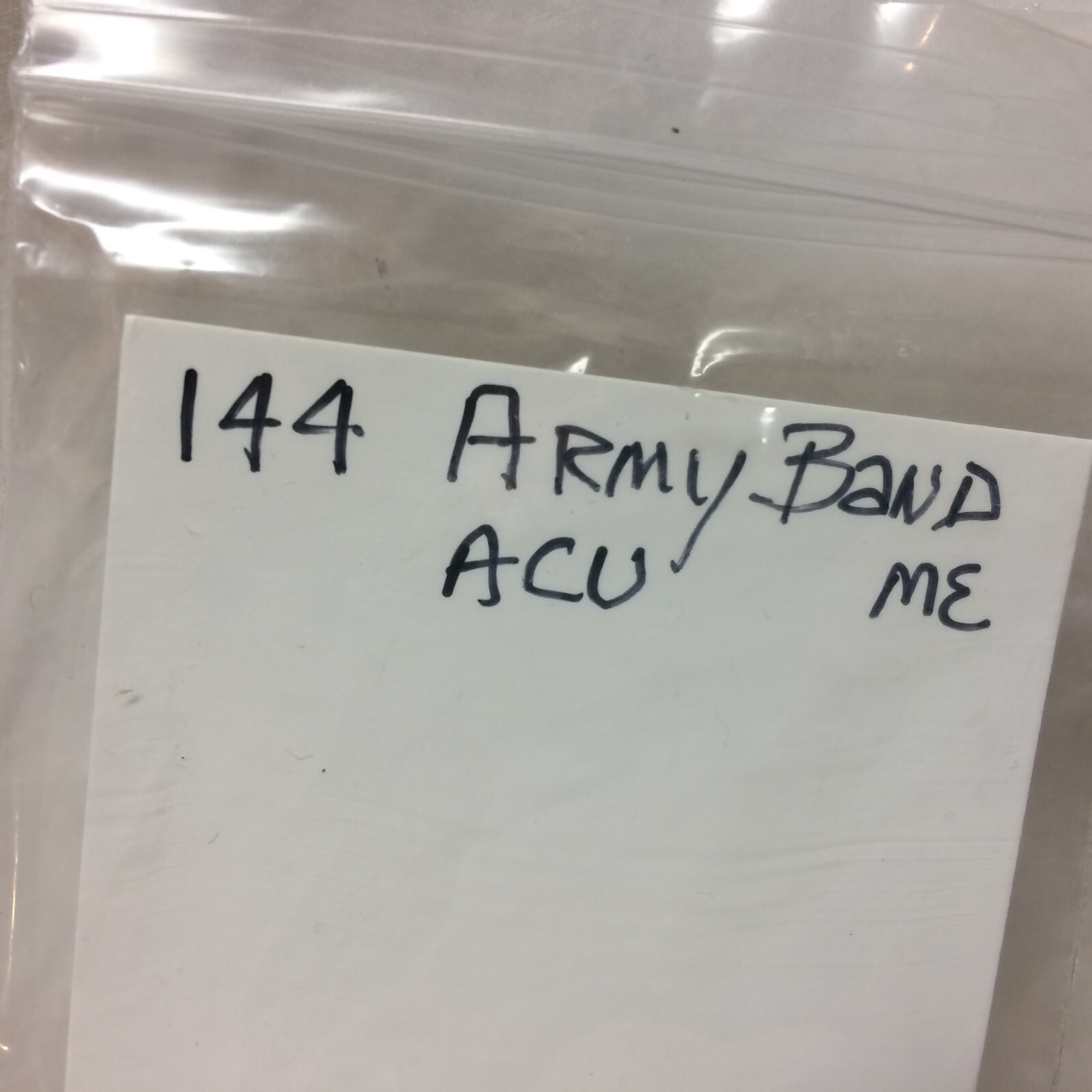 Military Patch Badge Army 144th Army Band Arc Tab ACU Hook Loop Back ...