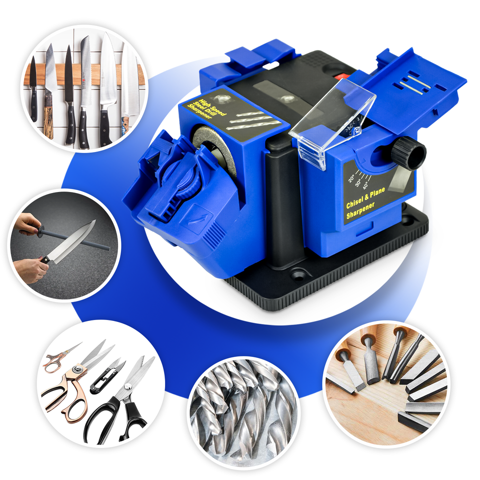 PROFESSIONAL SHARPENING MACHINE ELECTRIC KNIFE SHARPENER SCREW CHEF ...