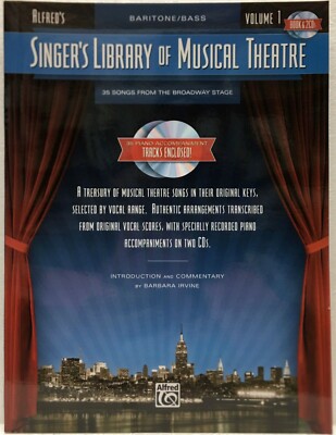 Singer's Library of Musical Theatre Vol. 1 Baritone Bass Book 2-CDs ...