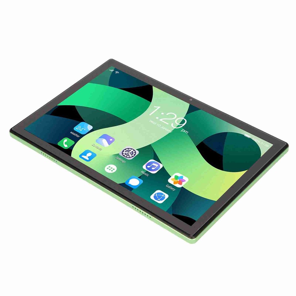 10.1in Tablet Green 4G Callable Tablet For 12.0 6GB 128GB 8 Cores CPU D ...