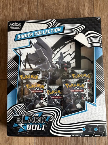 Pokémon Trading Card Game Scarlet & Violet Black Bolt Binder Collection ...